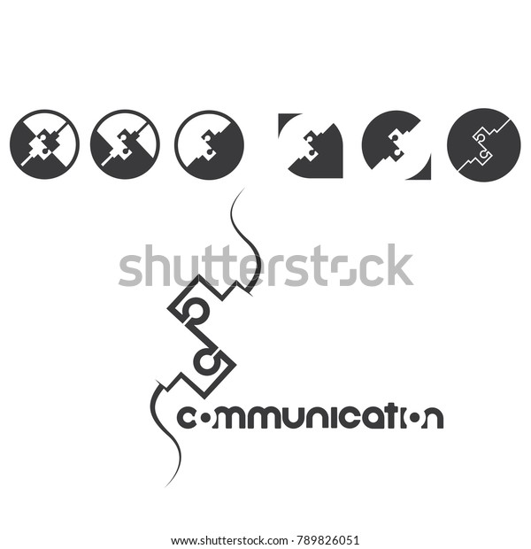 Illustration Consisting Image Connected Parts Together Stock Vector ...