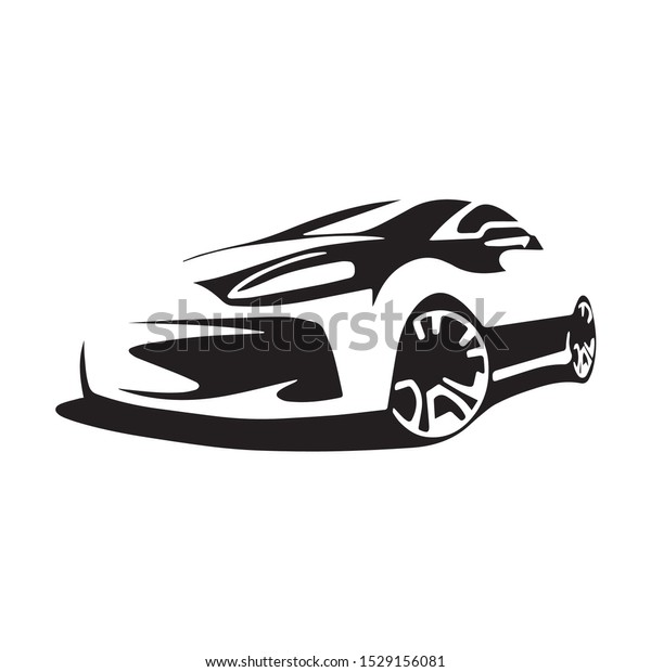 Illustration Cool Car Stock Vector (Royalty Free) 1529156081