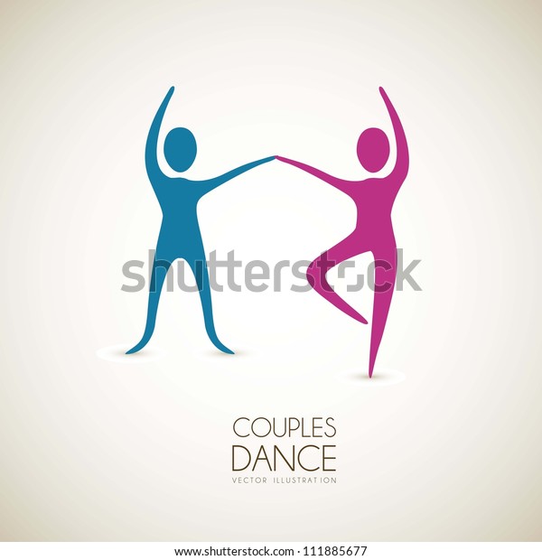 Illustration Couples Dance Positions Vector Illustration Stock Vector ...