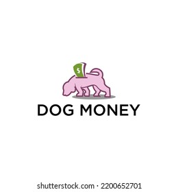 Illustration Creative Cartoon Doge Mascot Logo Stock Vector (Royalty ...