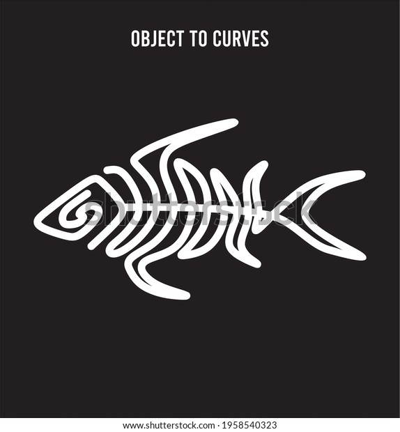 Illustration Curves Different Uses Editable Files Stock Vector (Royalty ...