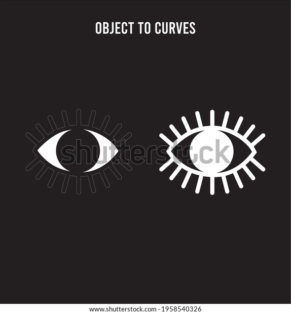 Illustration Curves Different Uses Editable Files Stock Vector (Royalty ...