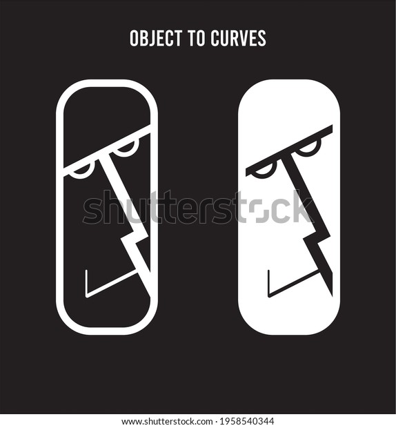 Illustration Curves Different Uses Editable Files Stock Vector (Royalty ...