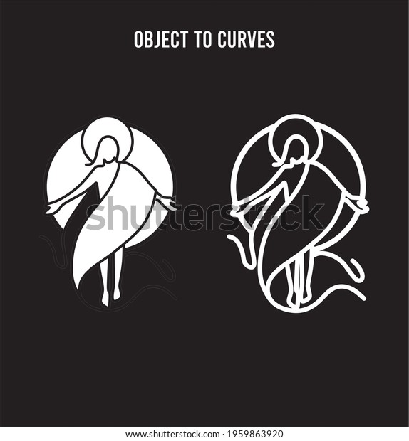 Illustration Curves Different Uses Editable Files Stock Vector (Royalty ...