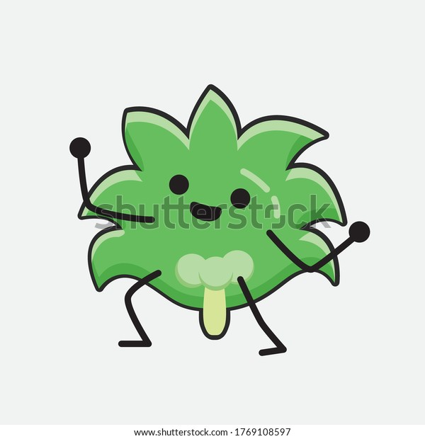 Illustration Cute Coconut Tree Vector Character Stock Vector (Royalty ...