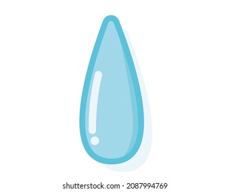 Illustration Cute Drop Material Stock Vector (Royalty Free) 2087994769 ...