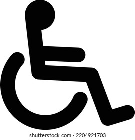Illustration Design Concept Icon Disable Wheel Stock Vector (Royalty ... Illustration Design Concept Icon Disable Wheel Stock Vector (Royalty ...