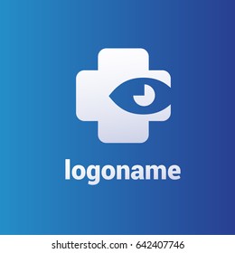 Medical Eye Logo Ophthalmology Clinic Logo Stock Vector (Royalty Free ...