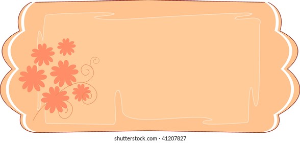 Illustration Design Invitation Card Border Stock Vector (Royalty Free ...
