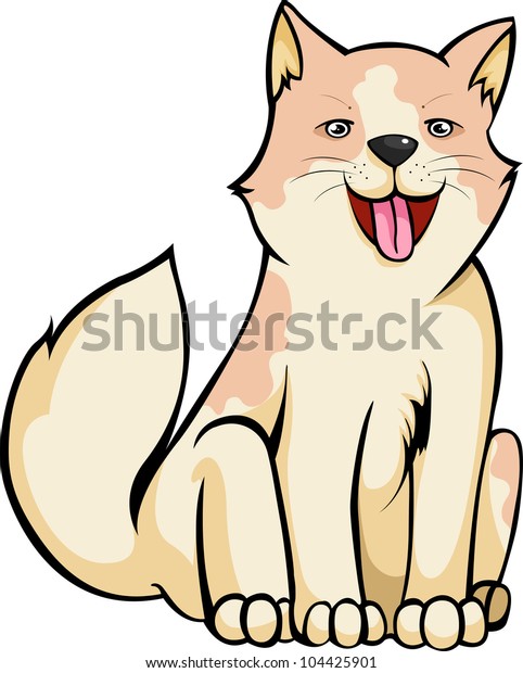 Illustration Dog Smile Vector Stock Vector (Royalty Free) 104425901 ...