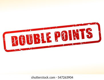 Illustration Double Points Text On White Stock Vector (Royalty Free ...