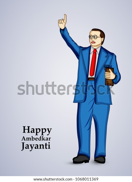 Illustration Dr B R Ambedkar Ambedkar Stock Vector (Royalty Free ...