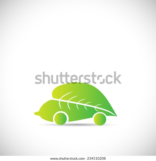 Illustration Ecofriendly Abstract Design Isolated On Stock Vector ...
