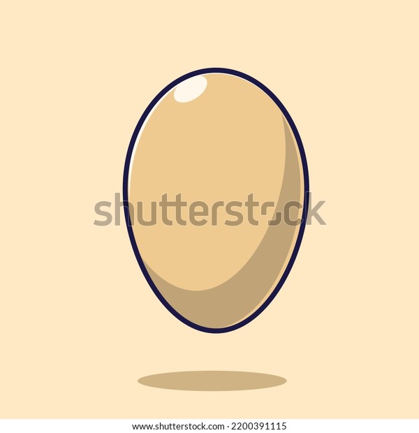 Illustration Egg Cartoon Style Stock Vector (Royalty Free) 2200391115 ...