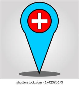 Illustration Emergency Call Location Vector Illustration Stock Vector ...