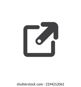 Illustration External Symbol Vector Art Stock Vector (Royalty Free ...