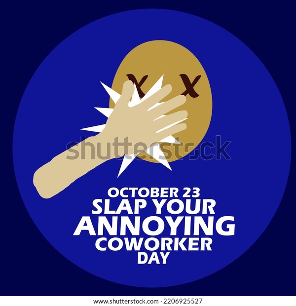 Illustration Face Being Slapped By Hand Stock Vector (Royalty Free ...