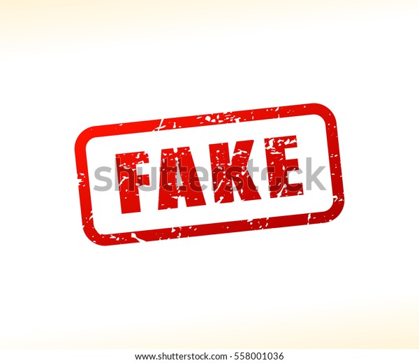 Illustration Fake Text Stamp Stock Vector (Royalty Free) 558001036 ...