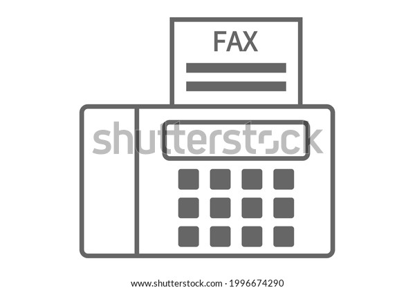 Illustration Fax Graphic Material Vector Illustration Stock Vector ...