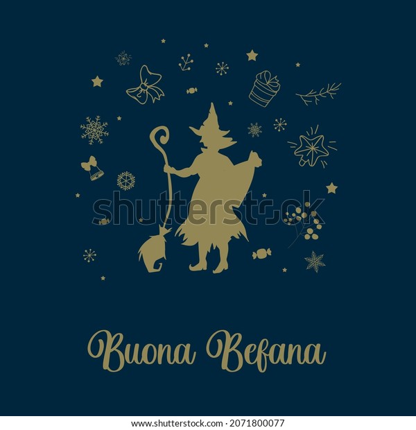 Illustration Feast Epiphany On Blue Background Stock Vector (Royalty ...