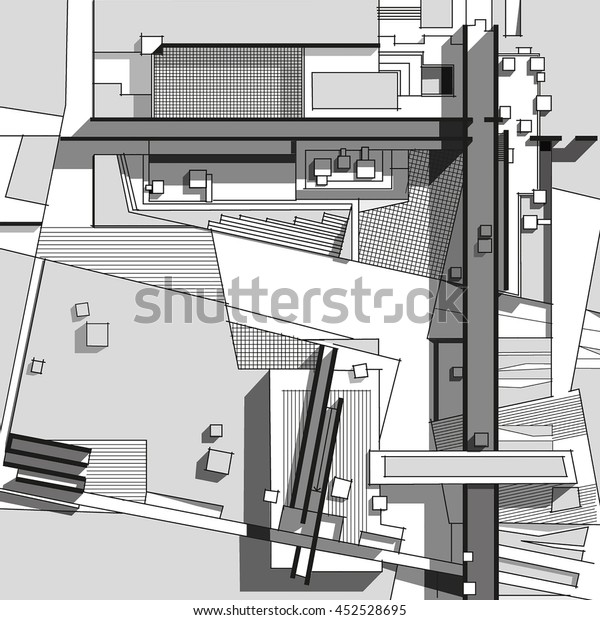 Illustration Fictional Master Plan Stock Vector (Royalty Free ...