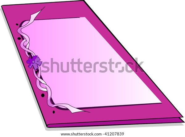 Illustration File Cover Design Border Stock Vector (Royalty Free ...