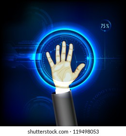 12,005 Biometric hand scanner Images, Stock Photos & Vectors | Shutterstock