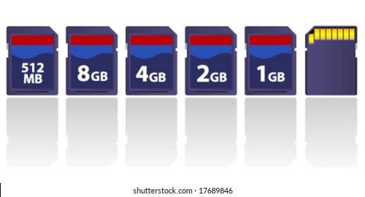 Illustration Flash Card Back Front Isolated: vector de stock (libre de ...