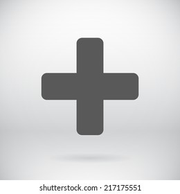 Illustration Flat Add Sign Vector Plus: เวกเตอร์สต็อก (ปลอดค่าลิขสิทธิ์ ...