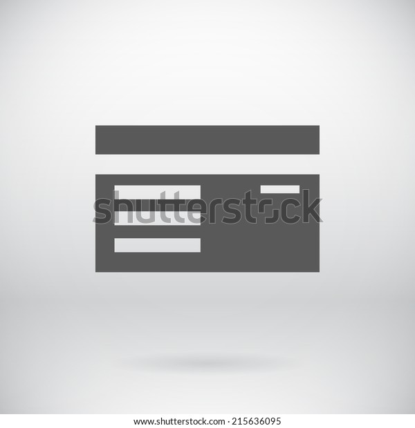 Illustration Flat Id Sign Vector Document Stock Vector (Royalty Free ...