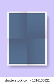 Illustration Folded Paper Effect Stock Vector (Royalty Free) 1216133821 ...