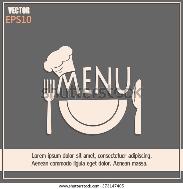 Illustration Frame Restaurant Menu Design Vector Stock Vector (Royalty ...