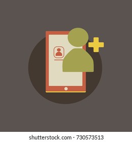 Illustration Friend Request Avatar Stock Vector (Royalty Free ...