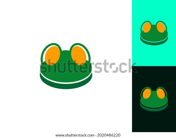 Illustration Frog Head Logo Icon Modern Stock Vector (Royalty Free ...