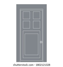 Open Door Stock Vector (Royalty Free) 216890122 | Shutterstock