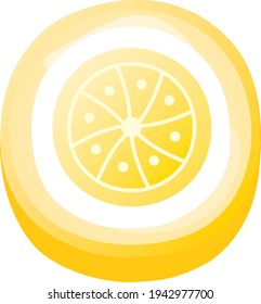 Illustration Fruit Candy Lemon Stock Vector (Royalty Free) 1942977700 ...