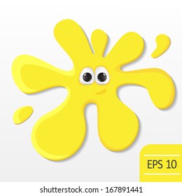 Illustration Funny Smiling Blob Stock Vector (Royalty Free) 167891441 ...