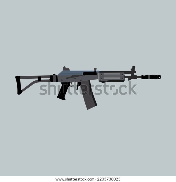 Illustration Galil Ar Vector Stock Vector (Royalty Free) 2203738023 ...