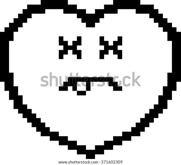 Illustration Ghost Looking Dead 8bit Cartoon: เวกเตอร์สต็อก (ปลอดค่า ...