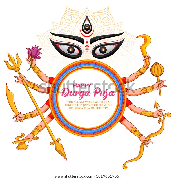 1,835 Durga Hands Stock Vectors, Images & Vector Art | Shutterstock