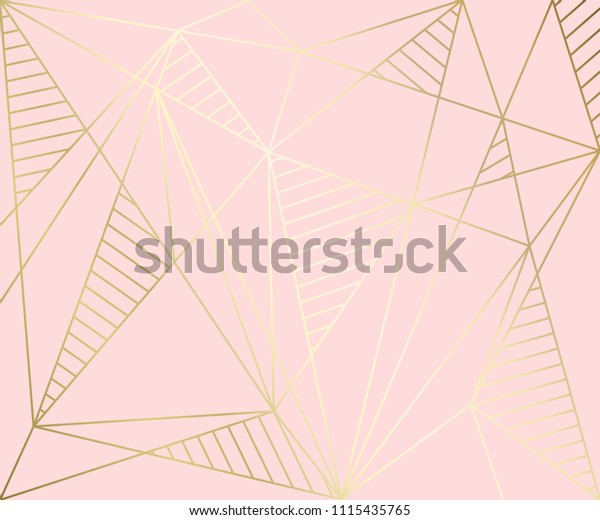 Illustration Gold Line Background Abstract Artistic Stock Vector ...
