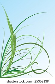 Illustration Grass Corner Design Stock Vector (Royalty Free) 25362139 ...