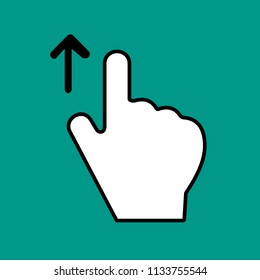 Illustration Hand Cursor Cartoon Hand Cursor Stock Vector (Royalty Free ...