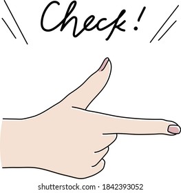 Illustration Hand Gestures Representing Checks Confirmations Stock ...
