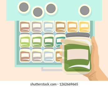 356 Hand opening drawer Stock Vectors, Images & Vector Art | Shutterstock