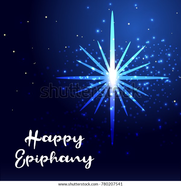 Illustration Happy Epiphany Day Background Stock Vector (Royalty Free ...