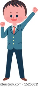 Illustration High School Boy Stock Vector (Royalty Free) 1525881362 ...
