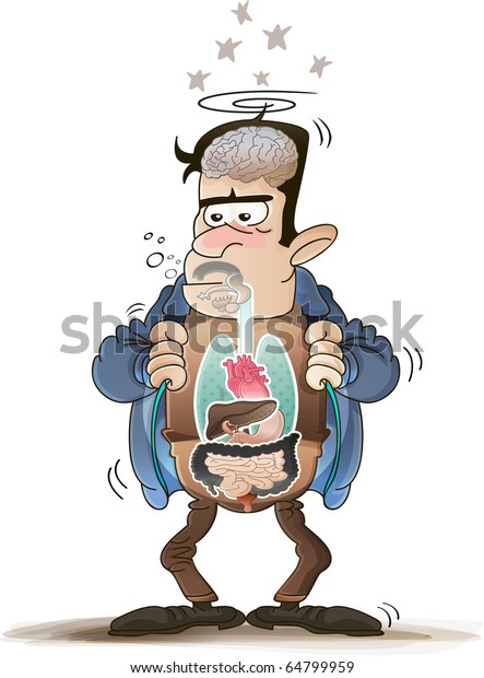 Illustration Human Body Internal Organs Illustrator: เวกเตอร์สต็อก ...