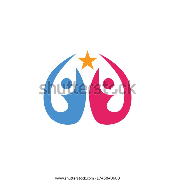 Illustration Individual Group Logos Stock Vector (Royalty Free ...