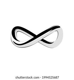 Illustration Infinity Symbol White Background Stock Vector (Royalty ...